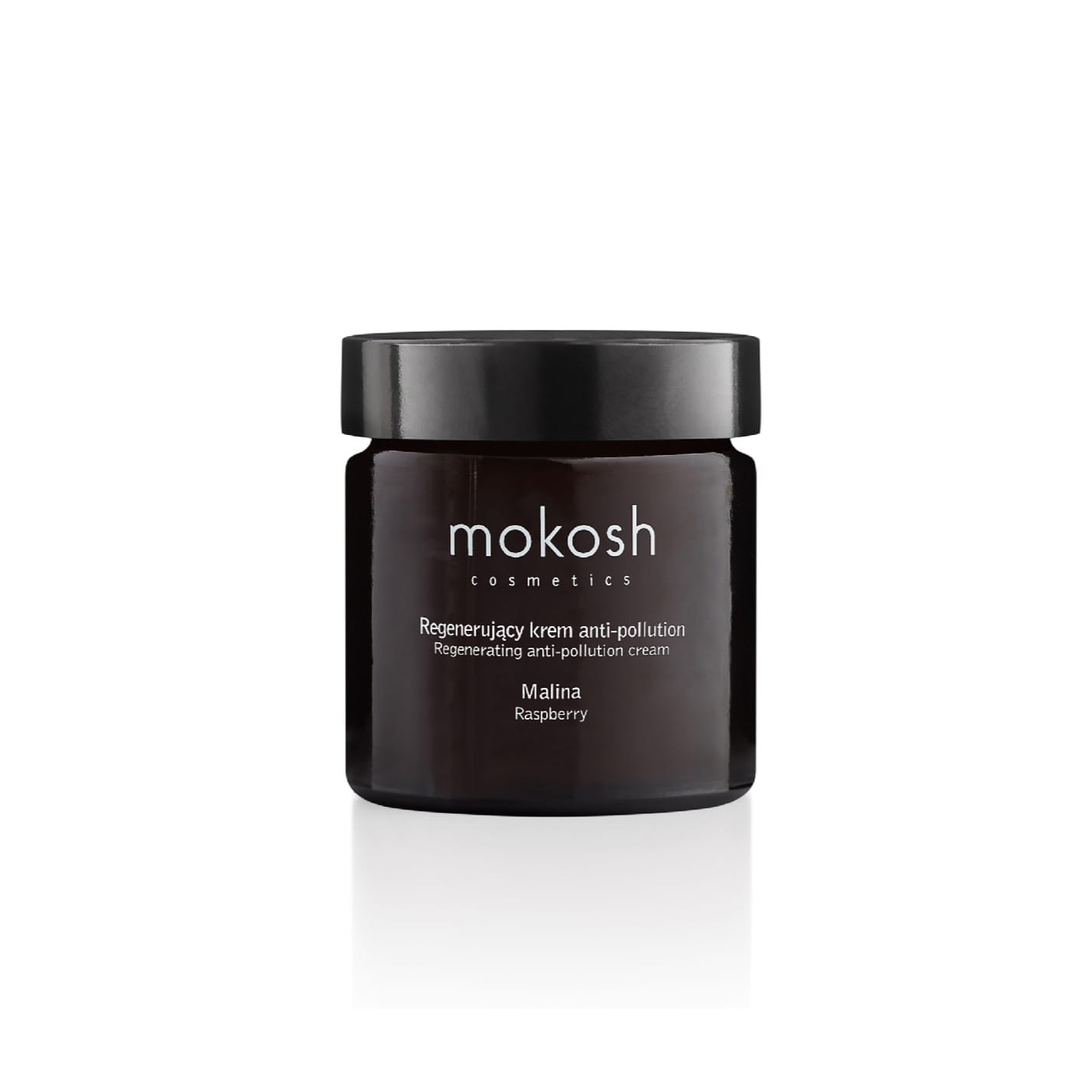 Crème visage régénérante anti-pollution Framboise à la Vitamine E Mokosh